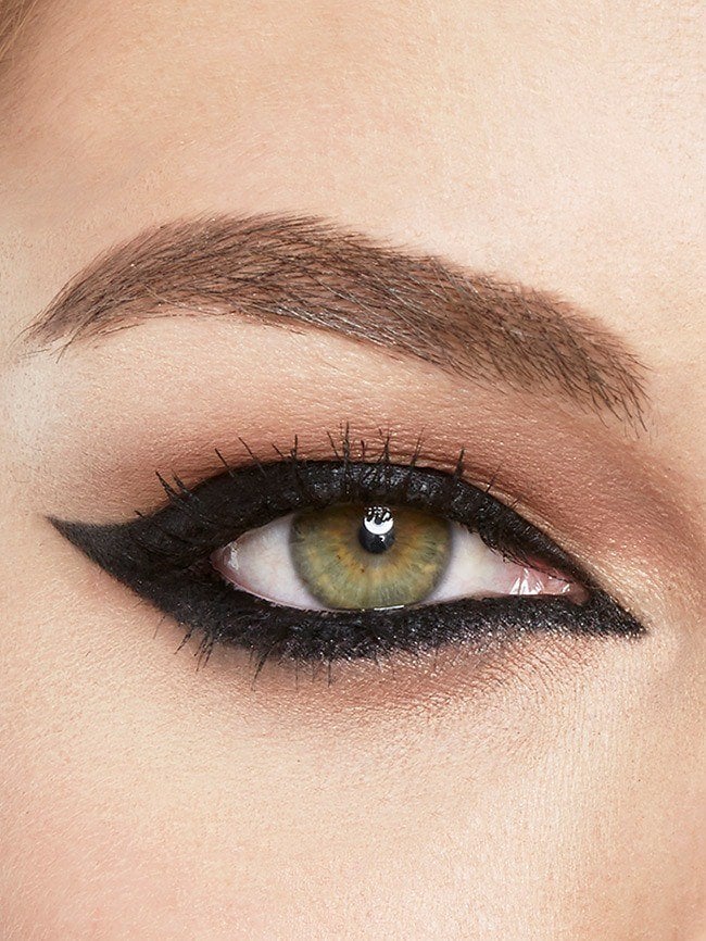 thick eyeliner tutorial